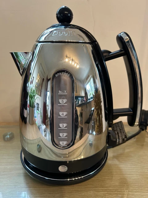 **DUALIT 1.5 LITRE Cordless Lite Jug Kettle Jkt4, Black And Chrome** £ ...