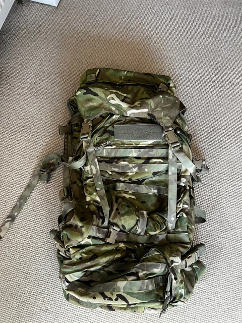 BRITISH ARMY MTP Vertus 90L MK2 Bergen With Roll Mat Carrier £100.00 ...