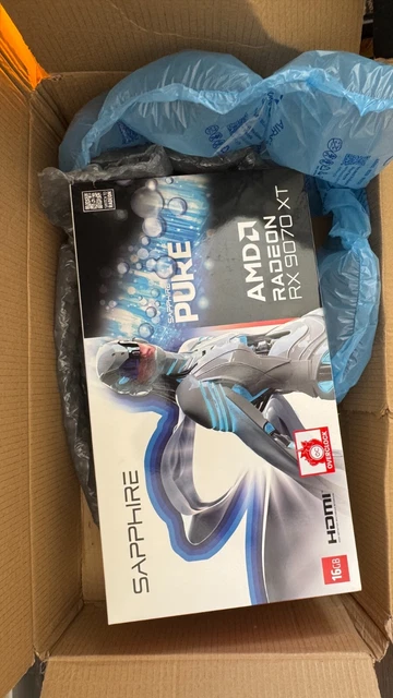 SAPPHIRE PURE RADEON RX 9070 XT 16GB GDDR6 Graphics Card £720.72 ...