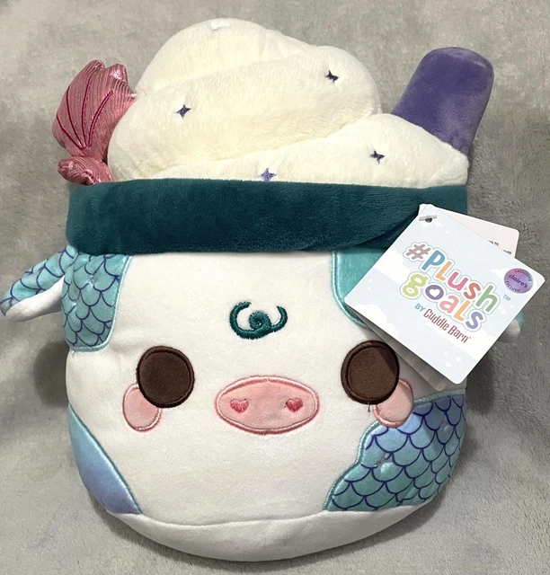 CUDDLE BARN #PLUSH Goals Mooshake Mermaid Cow Kawaii Squishy Large 11 ...