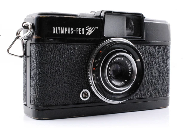 RARE S/N 100049[EXC+5] Olympus Pen W Wide Half Frame Camera 25mm F2.8 ...