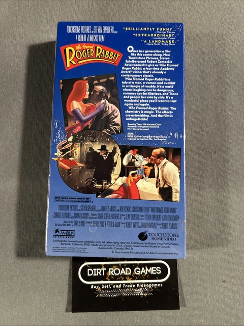 WHO FRAMED ROGER Rabbit (VHS 1997 Release) NEW FACTORY SEALED! K-Mart £ ...