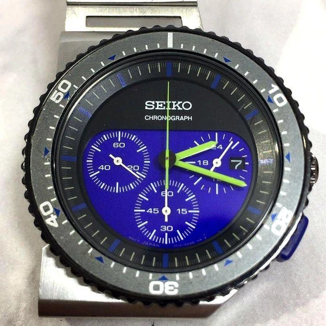SEIKO GIUGIARO 7T12-0AX0 Montre chronographe à quartz analogique pour ...