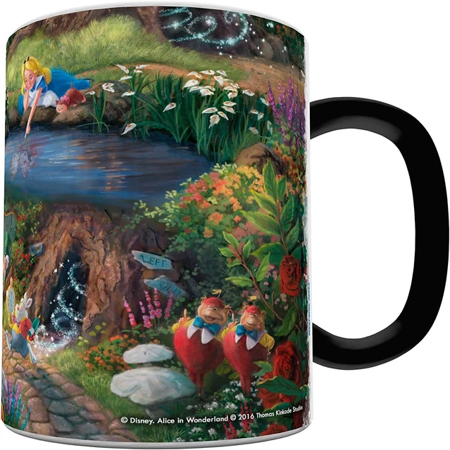 MORPHING MUGS THOMAS Kinkade Disney Alice En Merveilles Heat-Sensitive Tasse EUR 61,80 - PicClick FR