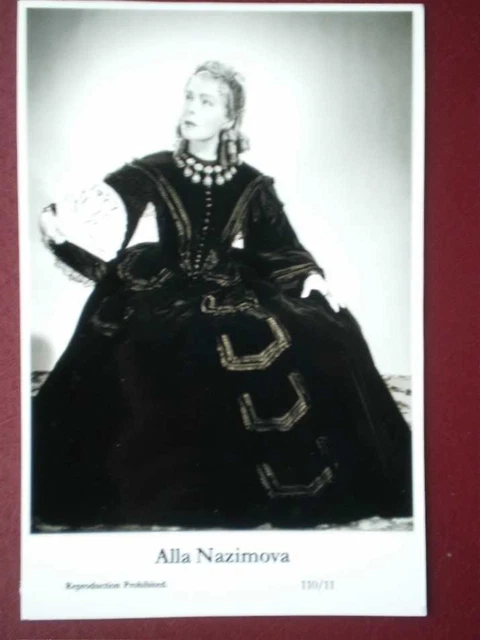 POSTCARD RP ACTRESS Alla Nazimova (3) £1.25 - PicClick UK