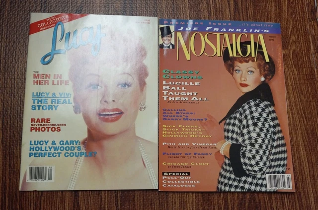 LUCY SPECIAL COLLECTORS Anniversay Issue 1990 & Nostalgia 1990 Set of 2 ...