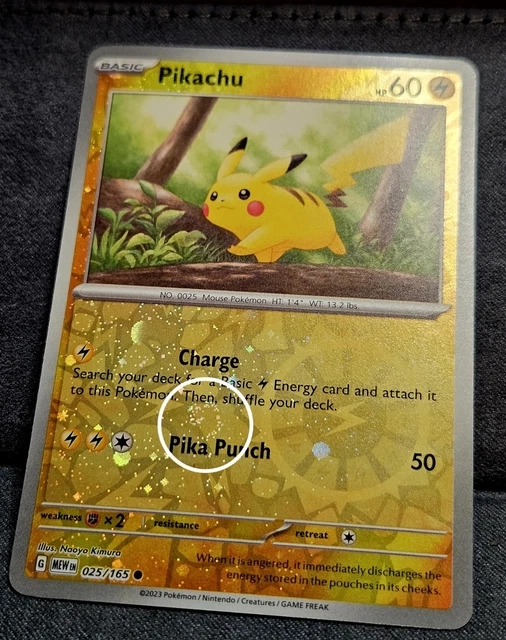 PIKACHU - 🌀🌀SWIRL🌀🌀 (Costco Exclusive) 025/165 - Pokémon TCG Card - NM £30.52 - PicClick UK