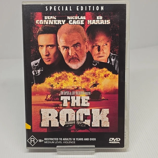 ROCK, THE (DVD, 1996) Ed Harris Nicolas Cage Sean Connery William ...