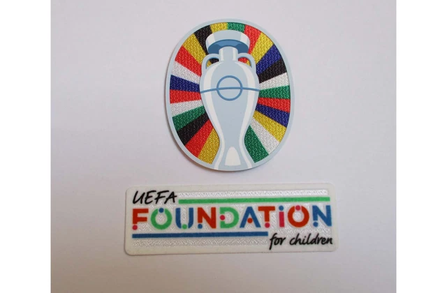 UEFA EURO EUROPAMEISTERSCHAFT Logo Foundation Set Flock Patch Badge ...