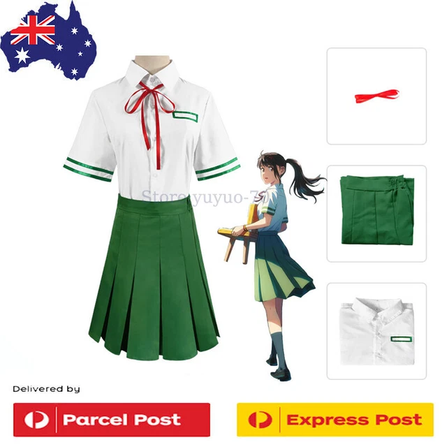 SUZUME COSPLAY SUZUME Costume JK Anime School Uniform Completed Outfit ...