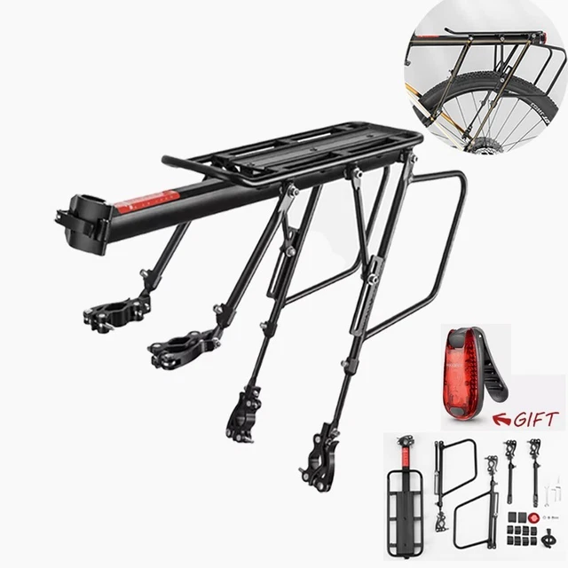 ROCKBROS BIKE REAR Rack Quick Release Luggage Carrier Adjustable ...