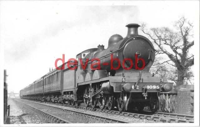 RAILWAY PHOTO GCR 8F 1095 Quorn & Woodhouse LNER B4 Robinson 4-6-0 Loco ...