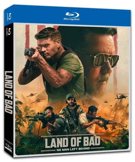 LAND OF BAD (2024) Blu-ray Movie 1 Disc BD All Region New Box Set ...