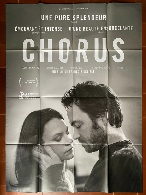 AFFICHE CHORUS FRANCOIS DELISLE Sebastien RICARD Genevieve BUJOLD ...