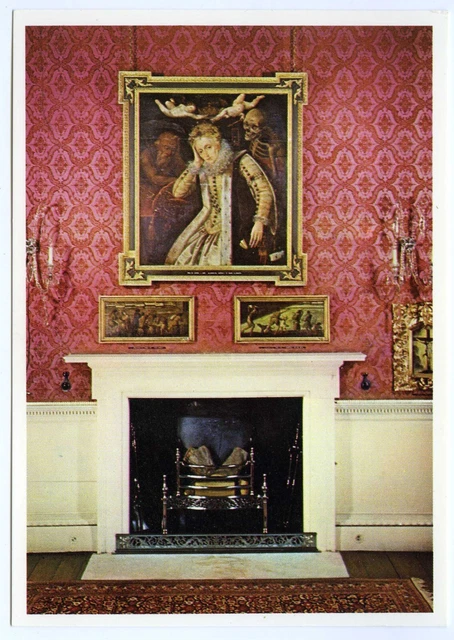 POSTCARD C. 1600 Portrait of Queen Elizabeth I In Old Age Corsham Court ...