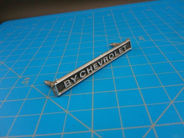 VINTAGE CHEVROLET EMBLEM Badge By Chevrolet PT NO 3916654 Classic Car ...