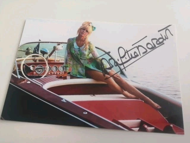 BRIGITTE BARDOT ORIGINAL Autogramm signed autograph Hollywood Actress ...