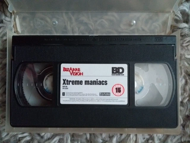 BIZARRE MAGAZINE VERY Rare Promo Video Vhs Cassette Xtreme Maniacs Cult ...