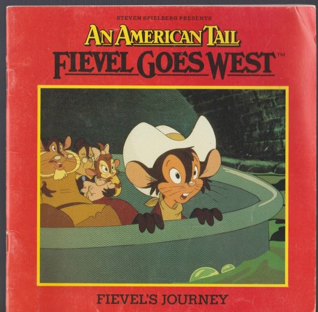 AN AMERICAN TAIL Fievel Goes West Book Fievel's Journey 1991 $12.56 ...