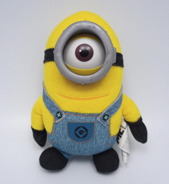 DESPICABLE ME MINION Made Universal Studios 12cm Stuart Plush Soft Toy ...