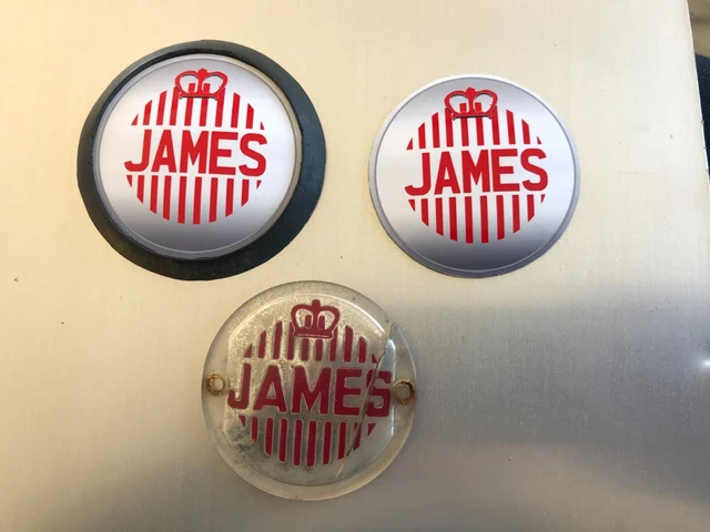 JAMES MOTORCYCLE replacement petrol tank badges £30.00 - PicClick UK