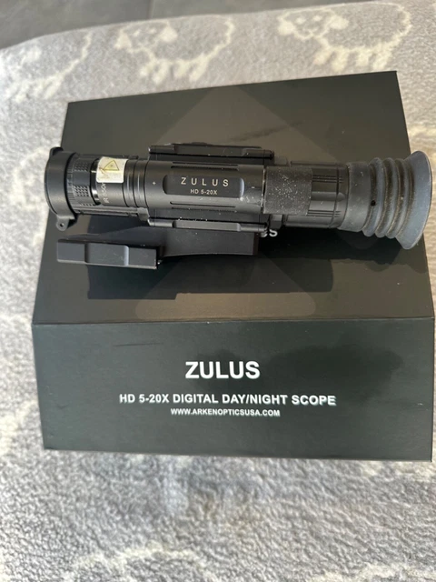 ARKEN OPTICS ZULUS HD 5-20X Digital Night Vision Scope rail included £ ...