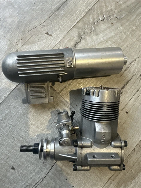 RC PLANE ENGINE Asp 61 With Q Silencer £29.99 - PicClick UK