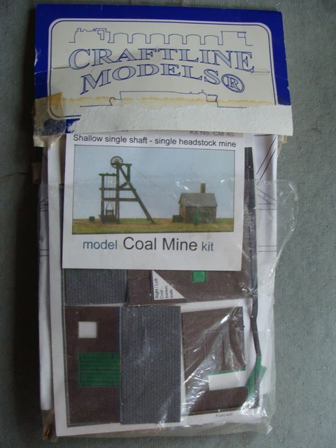 MODEL COAL MINE kit 00 gauge. Craftline models £21.03 - PicClick UK
