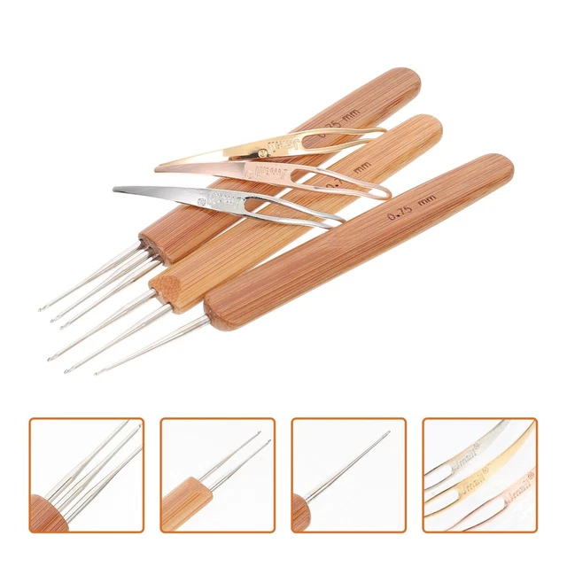 NEEDLE HAIR DREADLOCK Tool Ergonomic Crochet Hook Set for Dreadlocks £ ...