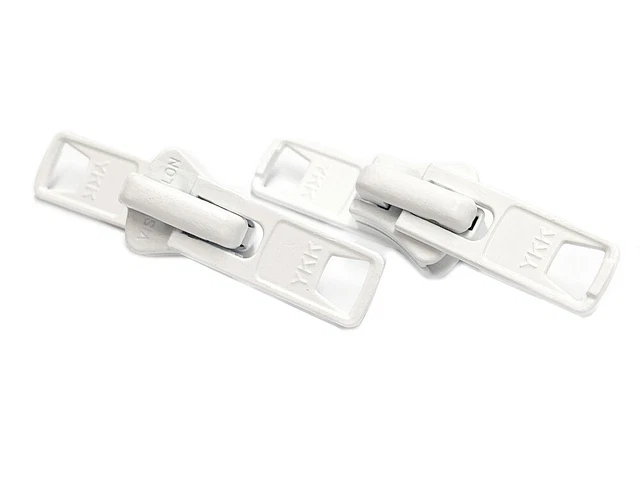 YKK® ORIGINAL SCHIEBER Boot Canvas #10 Vislon Doppel Metall Zuglasche ...