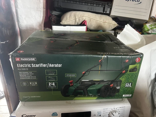 PARKSIDE ELECTRIC SCARIFIER/AERATOR (PLV 1500 C2) Never Been Opened ...