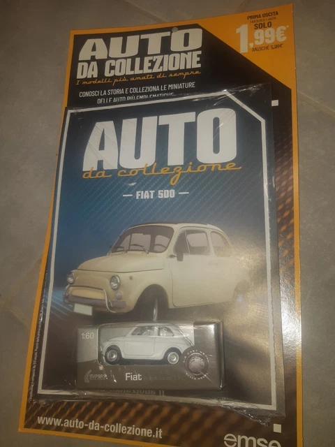 MINIATURE FIAT 500 N°1 Auto de Collection I Modèles Plus Amati Emse ...