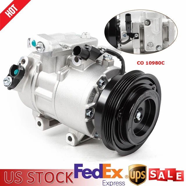 AIR CONDITIONER AC Compressor with Clutch For Kia Rio & Kia Rio5 2006 ...