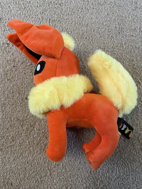 NEW 8” FLAREON Soft Toy Plush Teddy Doll Stuffed Animal £7.59 - PicClick UK