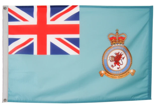 RAF VALLEY STATION Royal Air Force Flag 3'x2' - ONE ONLY £29.99 ...