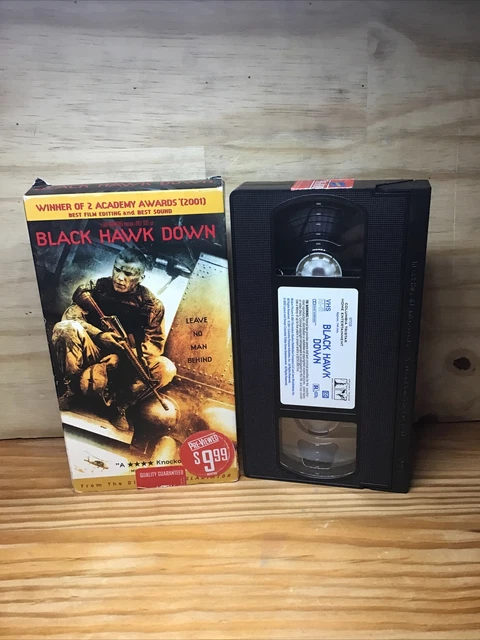 BLACK HAWK DOWN VHS VCR Video Tape Movie Used Josh Hartnett Ewan ...