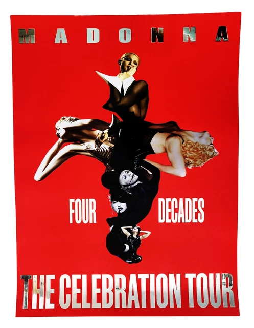 MADONNA - THE Celebration Tour 2023 - Official Poster - Red Version EUR ...