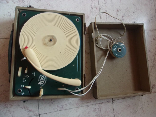 ÉLECTROPHONE ANCIEN GID tourne disque 16 33 45 78 RPM EUR 39,99 ...