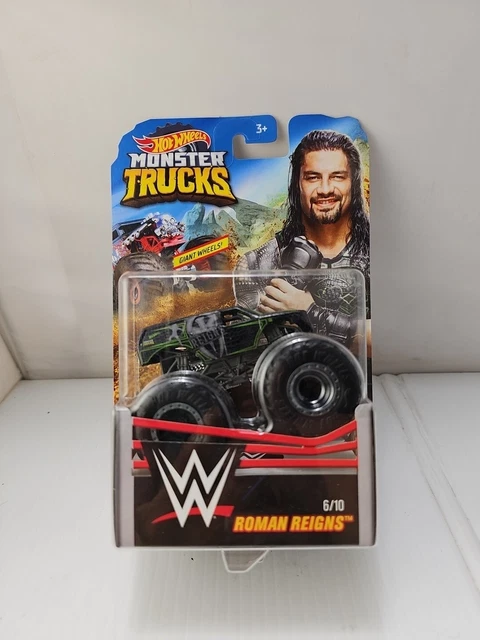 HOT WHEELS MONSTER Jam Truck ROMAN REIGNS WWE 1/64 rare HTF. EUR 15,47 ...