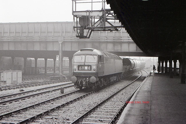 ORIGINAL 35MM BLACK&WHITE Neg Slide: Class 47 D1545 @ Manchester ...