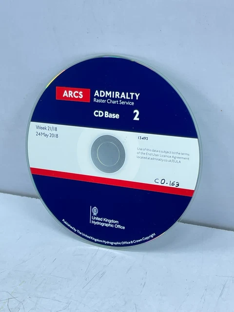ADMIRALTY ARCS CD Base 2 Raster Chart Digital Official Maritime 21/18 ...