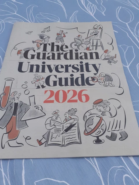 THE GUARDIAN UNIVERSITY Guide 2026 £2.50 - PicClick UK