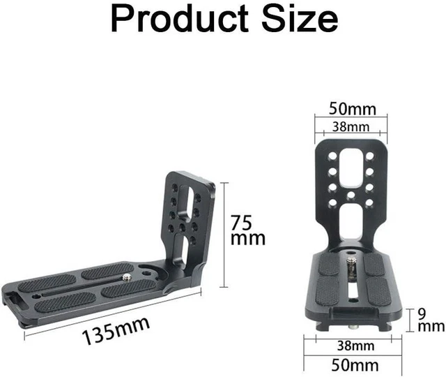 QUICK RELEASE L Bracket QR Plate Vertical Shooting Arca Swiss ...