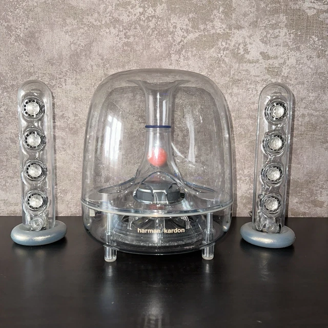 HARMAN/KARDON SOUNDSTICKS ORIGINAL Transparent Subwoofer & Speakers ...