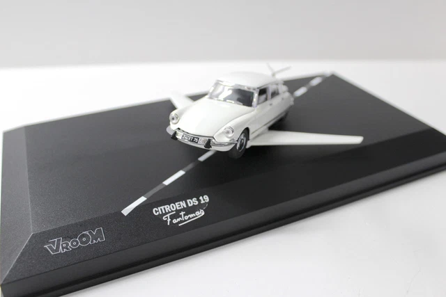 1:43 VROOM BUILT Citroen DS 19 Fantomas Car Film Car Blanc $558.23 ...