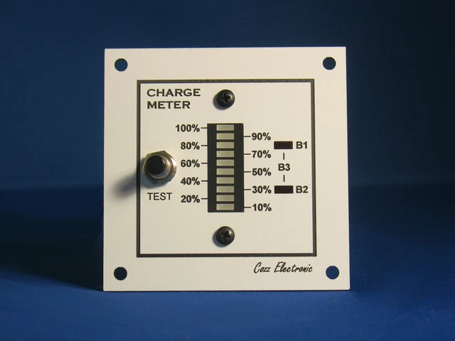 12V CHARGE METER - BAR GRAPH VOLTMETER blue, detailed $114.77 - PicClick CA