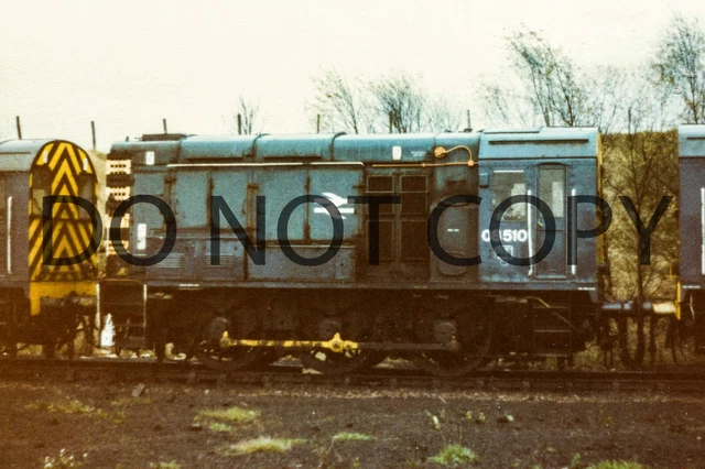 UK DIESEL TRAIN Railway Photograph Of Class 08 08510. Rm08-135 £1.76 ...