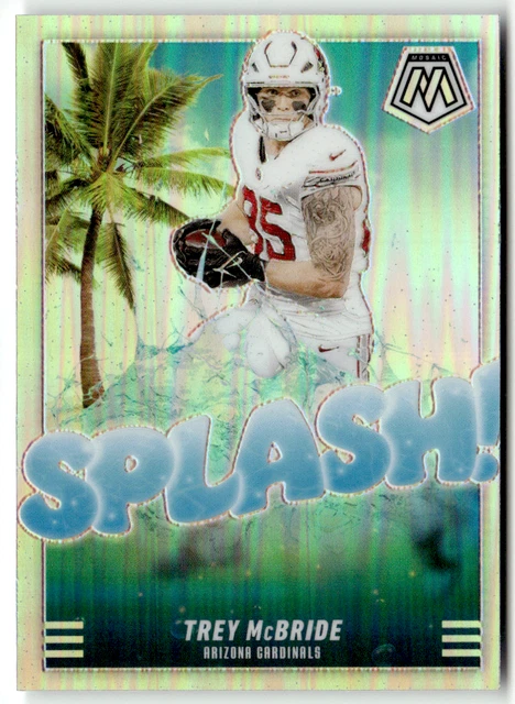 PANINI 2025 MOSAIC Nfl No. 12 Trey McBride Splash! Silver Prizm £1.96 ...