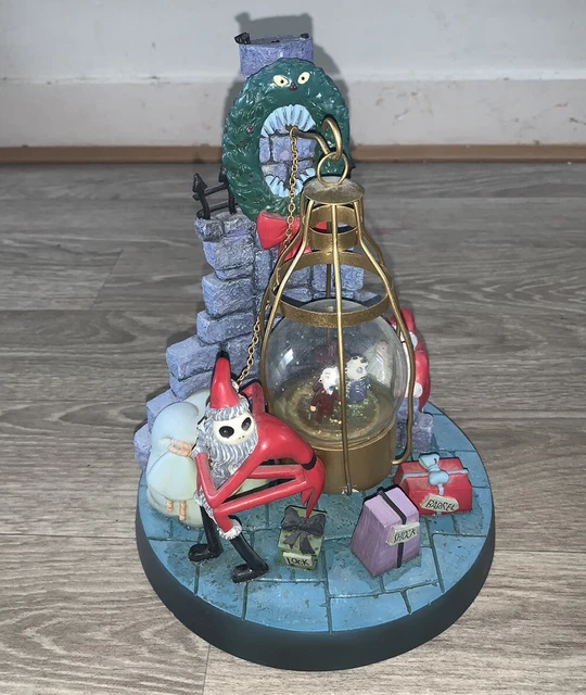 DISNEY NIGHTMARE BEFORE Christmas Snow globe Jack Lock Shock Barrel ...