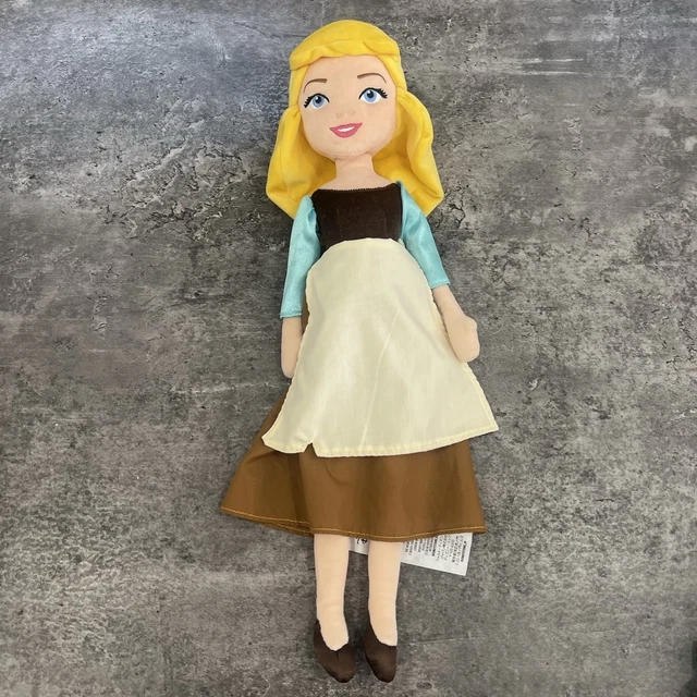 DISNEY PRINCESS CINDERELLA 19" Plush Doll With Rags Dress Soft Toy £44. ...
